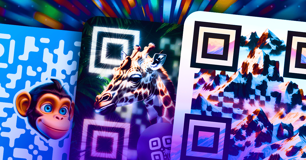 動物と自然のQRコード例 | スペシャルQRコード作成