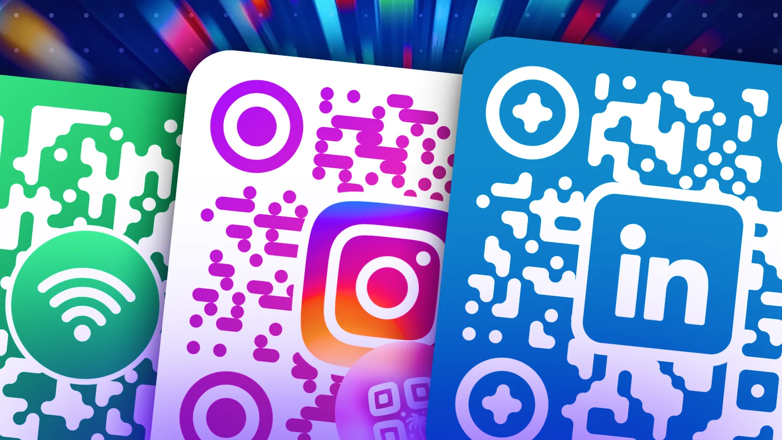 Wifi Logo Password QR Code Template Generator