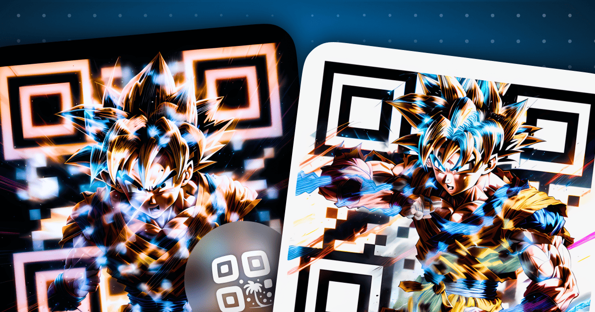 Goku Dragon Ball - QR Code Art Generator | Examples